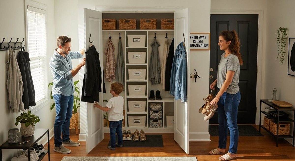 Entryway Closet Organization Ideas for a Tidy Home 2025 – BLUSHBEES USA